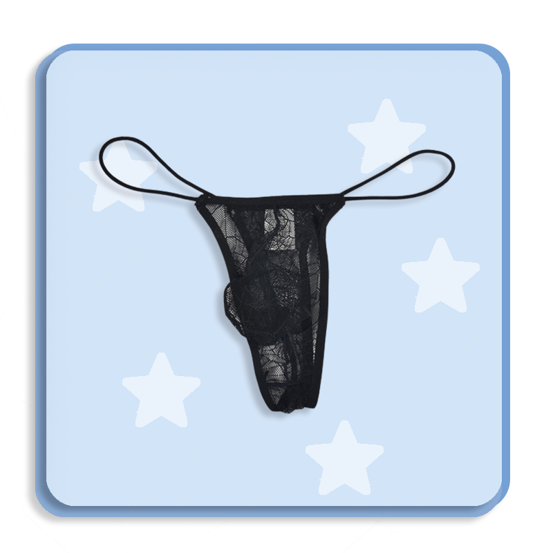 String homme en dentelle transparent ficelle fine - Marguerite – string ...