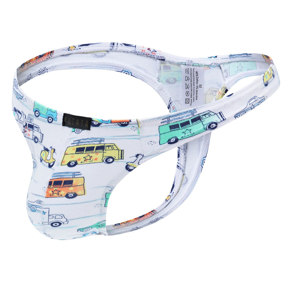 String homme en coton motif enfantin - Baptiste – string-homme.fr