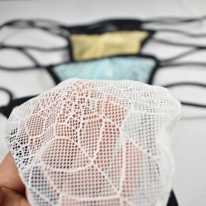 String homme transparent ficelle fine - Marguerite – string-homme.fr